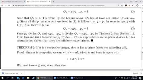 Number Theory The Euclidean Algorithm Part 1 Youtube