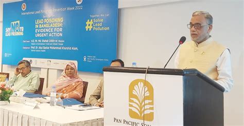 মানবদেহের জন্য সিসা নীরব ঘাতক পরিবেশমন্ত্রী