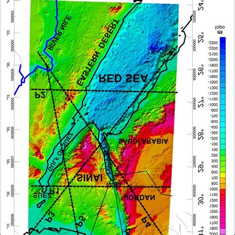 The Main Geographical Features And Major Tectonic Trends Of Egypt