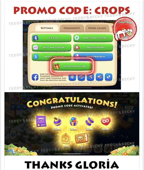 Post Of Promo Code Crops Rtownshipgame