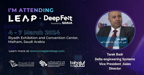 tarek badr on linkedin leap and deepfest 2024
