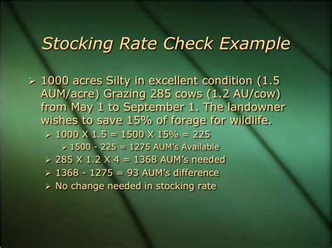 Ppt Stocking Rate Powerpoint Presentation Free Download Id3256919
