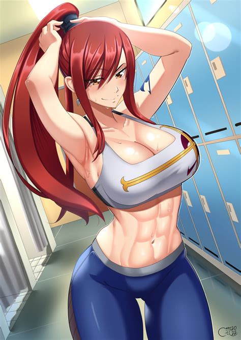 Erza Scarlet Fairy Tail Drawn By Castell Danbooru