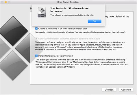 I Keep Getting The Message That My Bootable Usb Drive Does Not Have Enough Space On The Disk
