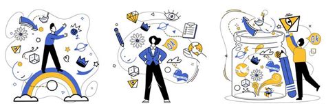 Advanced Idea Progress Is Summit Reached Vector Image