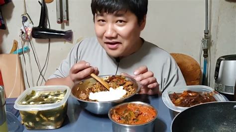 양파 애호박 짜장밥 만들어 먹방 Youtube