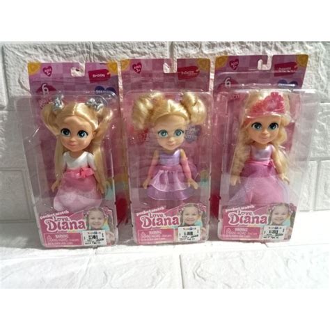 Love Diana Toy 6 Dolls To Collect Age 3 Shopee Philippines