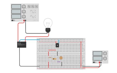 Circuit Design Lampu Otomatis Dinda Tinkercad