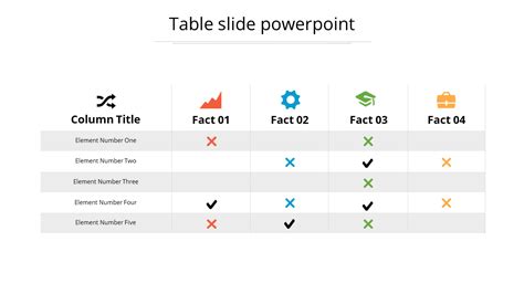 Download Table Slide PowerPoint Presentation Template