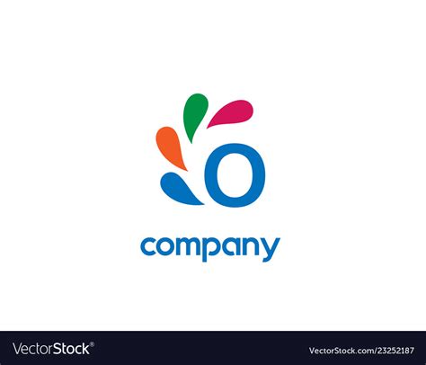 O Letter Logo Royalty Free Vector Image Vectorstock