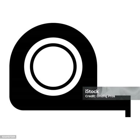 측정 테이프 아이콘 측정 도구 컨셉 디자인 기호 계측기 플랫 벡터 일러스트 레이 션 개념에 대한 스톡 벡터 아트 및 기타 이미지 개념 건설 산업 건설 현장 Istock