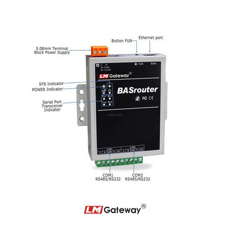 LM BACnet Router 201 B BACnet MS TP To BACnet IP 10 100 Ethernet RS232 RS485 IP50 Alibaba Com