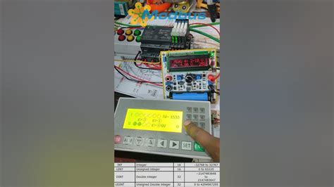 Probando Protocolo Modbus Rtu Por Rs485 En El Arduino Opta De Finder Con Un Hmi Op320 Shorts