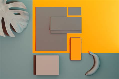 빈 비즈니스 편지지 모형 브랜딩 정체성에 대 한 템플릿입니다 3d 렌더링 0명에 대한 스톡 사진 및 기타 이미지 0명 고정됨 공란 Istock