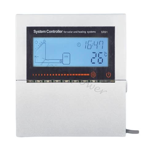SR Solar Heating System Controller Updated Version Of SR C LCD Display Of Heating Degree