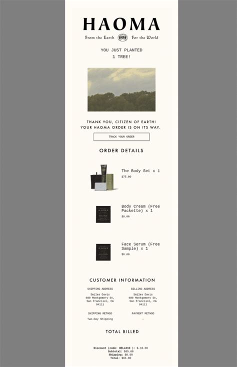 10 order confirmation email examples to impress customers