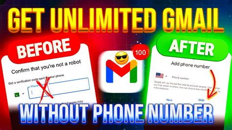 How To Create Unlimited Gmail Accounts Without Phone Number Verification Youtube
