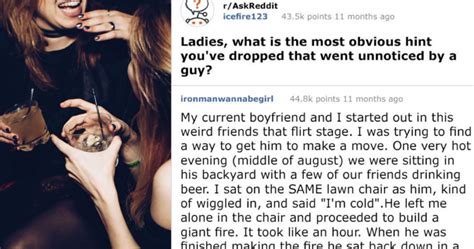 Women Have Been Sharing The Really Obvious Hints That Went Totally Unnoticed By A Guy