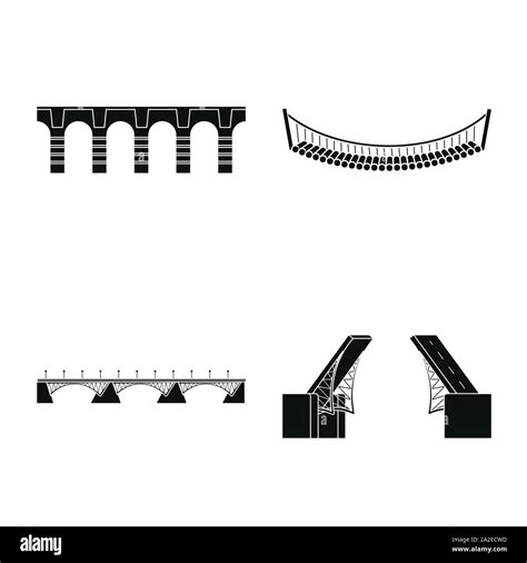 Vector Design Of Construct And Side Sign Set Of Construct And Bridge