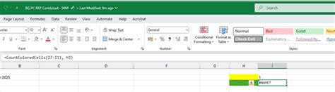 Excel Formula For Counting A Coloured Cell Microsoft Qanda