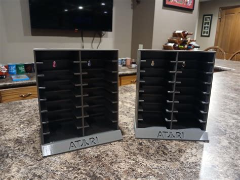 Atari 2600 Game Cartridge Holder Video Game Storage Stand 3d