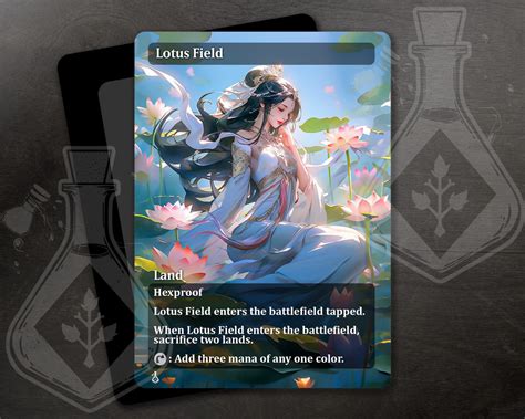 Lotus Field Amazing Alternate Full Custom Art Gorgeous Waifu Lotus
