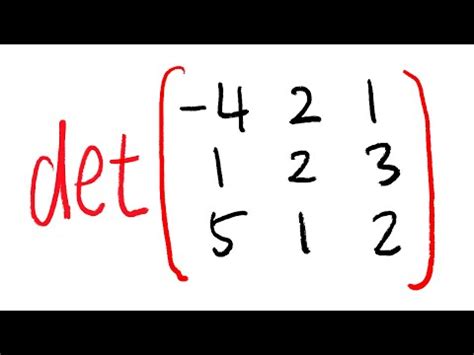 Determinant Of A By Matrix Cofactor Expansion The Shortcut Properties Of Determinant