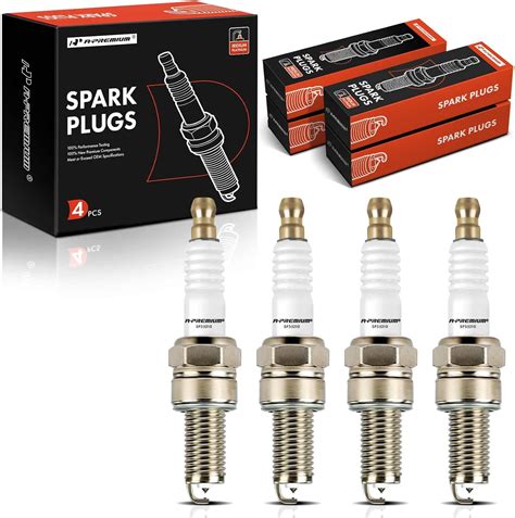 A Premium Iridium Platinum Spark Plugs Compatible With