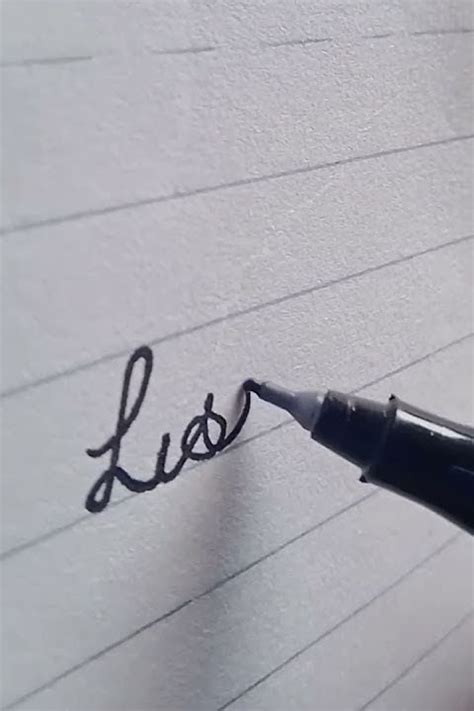 Lisa Name In Cursive Writingcursivewritinglisakhushicursivewriting