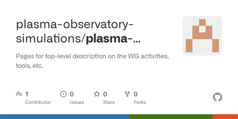 Github Plasma Observatory Simulationsplasma Observatory Simulations