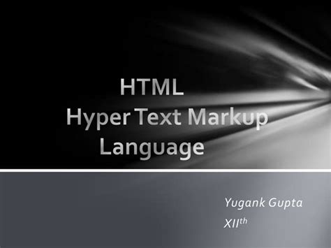 Basic Html Structure Pptx Web Development Internet