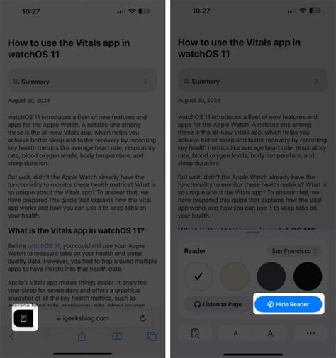 How To Summarize Webpages In Safari On Iphone And Mac