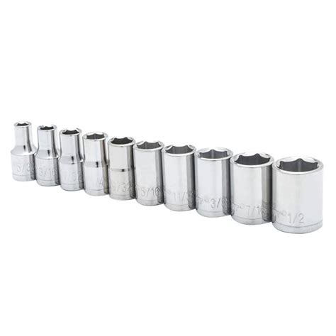 Crescent 10 Pcs 1 4 Drive 6 Pt Socket Set