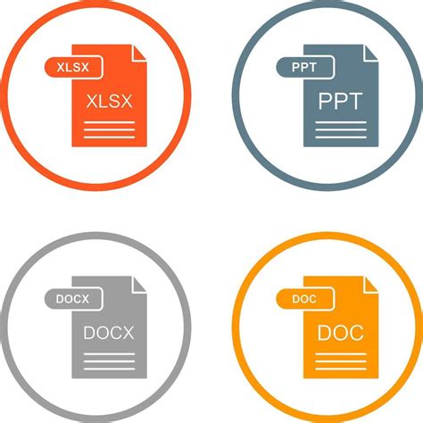Xlsx And Ppt Icon 44696240 Vector Art At Vecteezy
