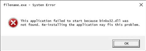 Fixed Binkw Dll Missing On Windows