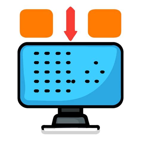 Premium Vector Robot Programming Code Icon Colored Outline