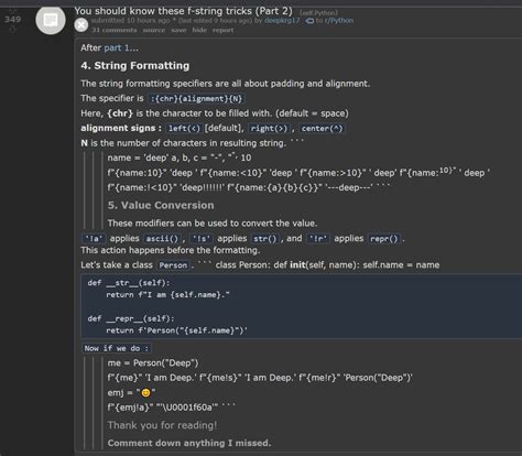 you should know these f string tricks part 2 r python