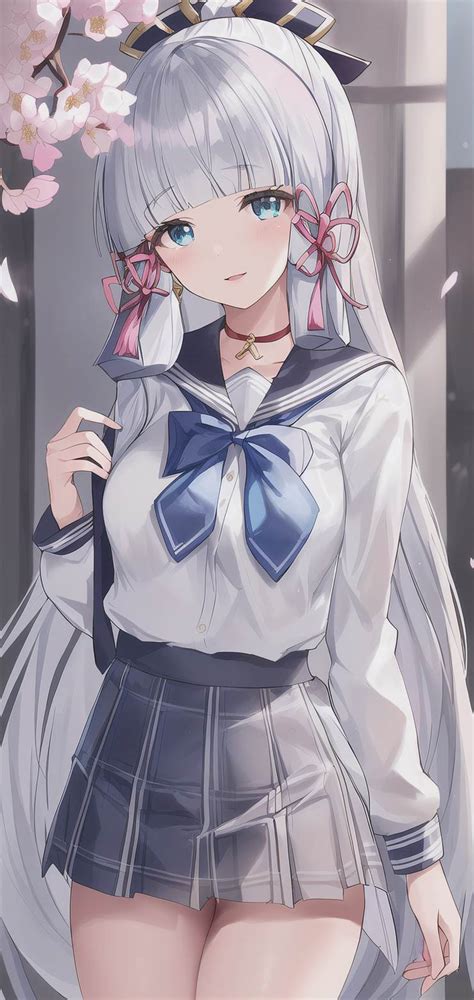 Ai绘图女孩子ayaka Kamisatogenshin Impact セラフillustration Pixivbox