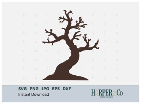 Bare Tree SVG No Leaves Fall Winter Graphic By HarperNCo Creative Fabrica