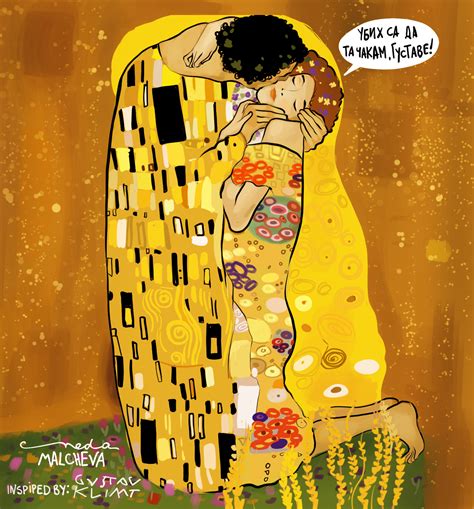 Neda Понеделнишка рубрика за класика Целувката от Густав Климт е поредното доказателство че