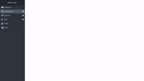 Responsive Side Navigation Menu Bar