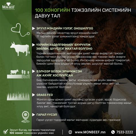Monbeef Үхрийн ангилсан махны нийт 14 төрлийг хэрэглэгч танд хүргэж