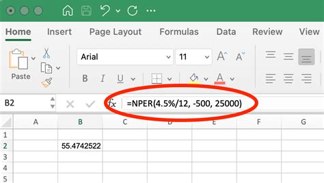 Nper Excel Calculate Loan And Investment Time Periods Datacamp