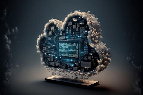 Premium Photo Cloud Computing Concept