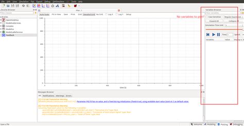 Linux Openmodelica No Output Variables Or Solution File Stack Overflow