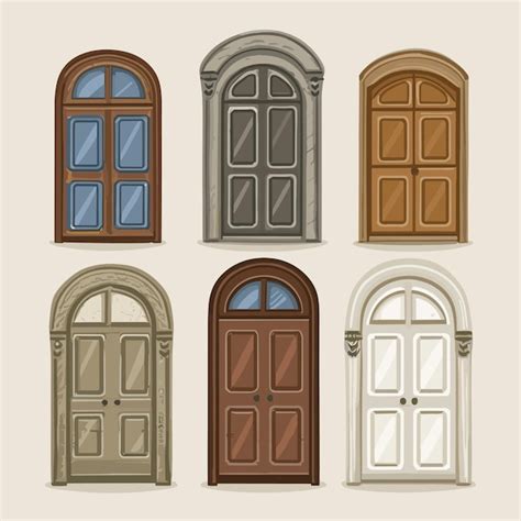 Premium Vector Door Design Vector