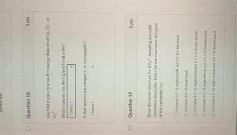 Solved Draw The Lewis Structure For Co Including Any Chegg Com
