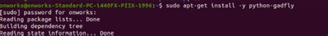 comment installer python gadfly sous linux stacklima