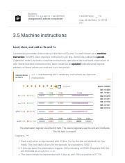 Understanding Machine Instructions In Computer Organization And