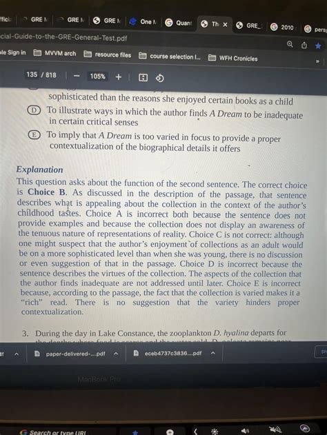 Gre Official Guide Reading Questions Set 4 Rgre
